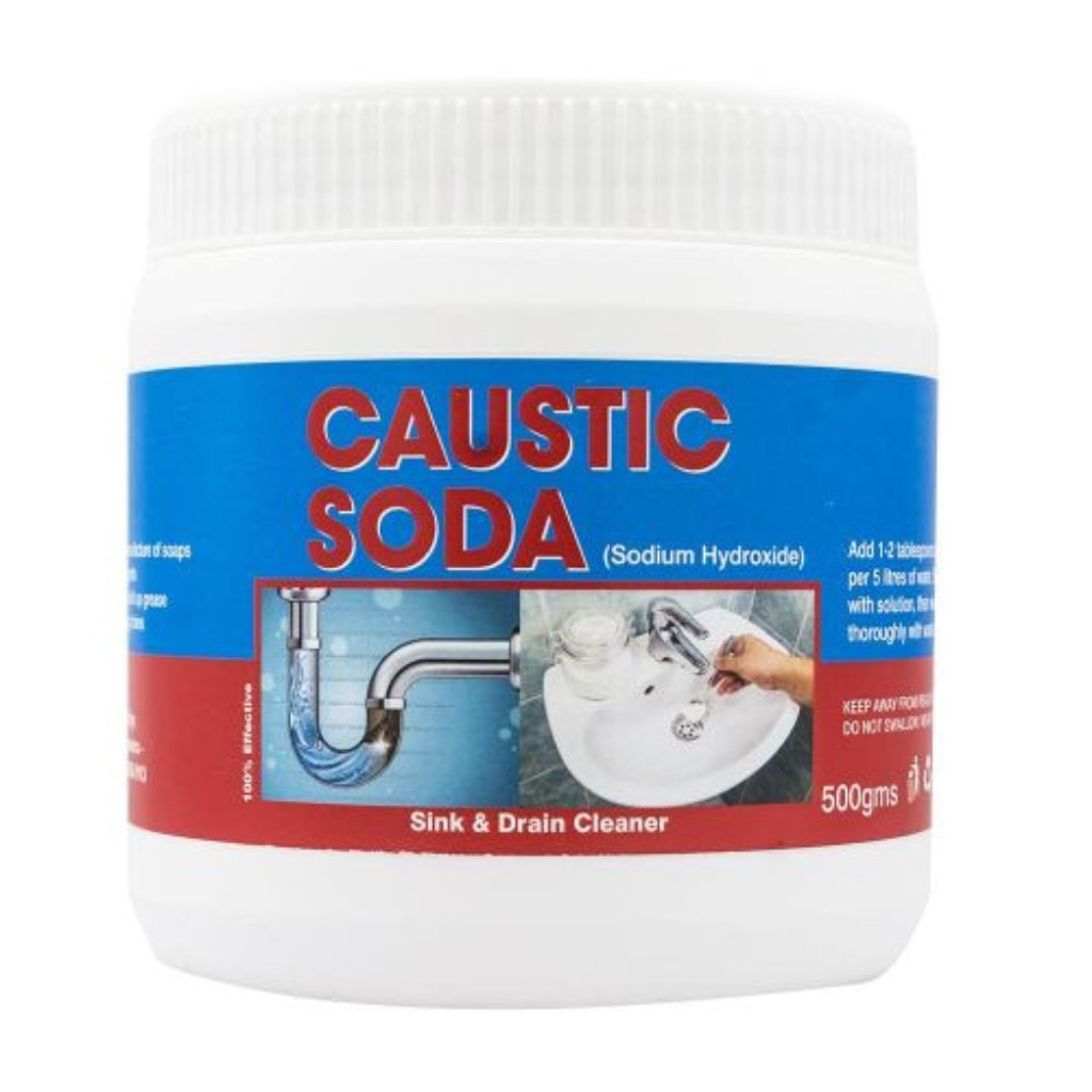 Caustic Soda (Sodium Hydroxide (NaOH) 500 Gms – DOMINEER SOLUTIONS LIMITED
